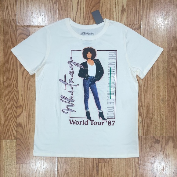 Ace’s Vintage Supply Co | Shirts | Vintage Whitney Houston Tour Tee ...